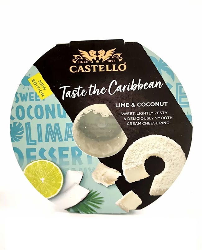 Castello Lime & Coconut Cheese 125g – Isthambul
